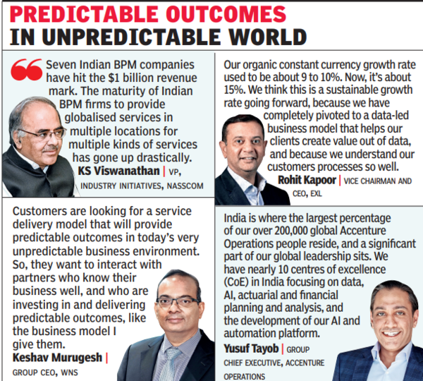 Bpm: Focus on analytics, AI transforms India BPM - Times of India