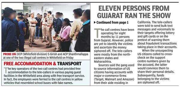 Fake Call Center Raid in Bengaluru: 73 employees were paid in cash ...