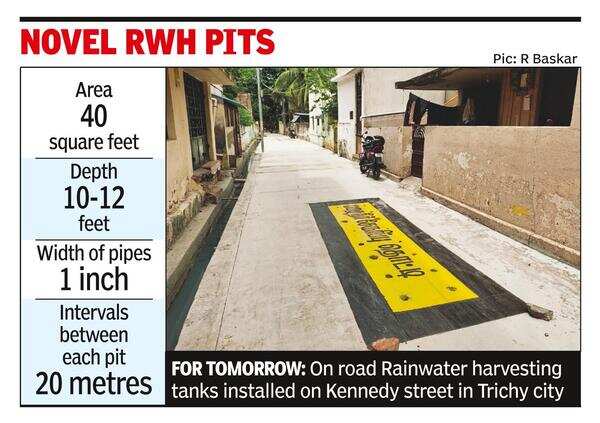 Rwh: On-road Rwh Pits For Low-lying Areas In Trichy | Trichy News ...