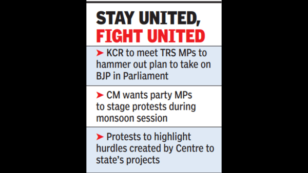 Bjp: Kcr Chalks Out Plan To Take On Bjp In Parliament | Hyderabad News ... Bjp: Kcr Chalks Out Plan To Take On Bjp In Parliament | Hyderabad News ...