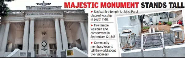 Parsi: Parsi fire temple in Hyderabad turns 175, revelry in the air ...