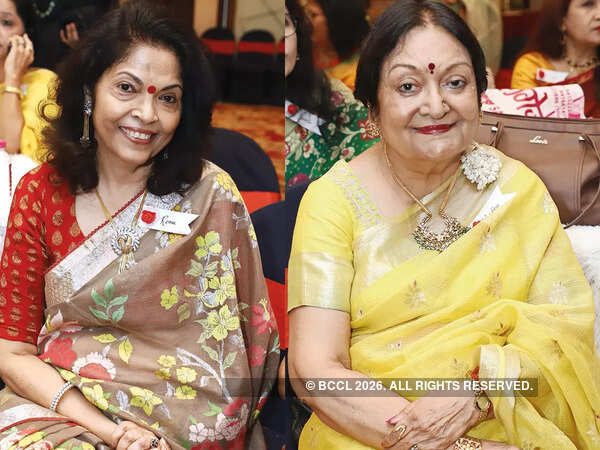 Putting their fashionable foot forward in a sari | Events Movie News ...