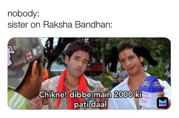 Raksha Bandhan Memes: 20 funny memes, wishes, messages and images that ...
