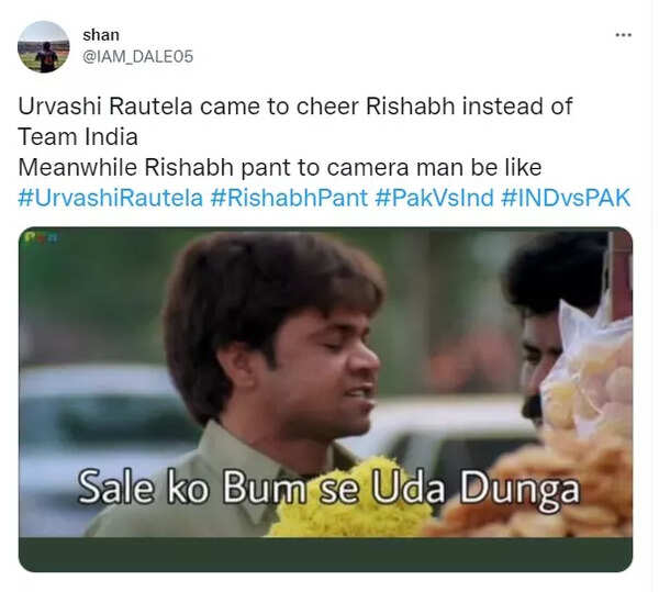 Urvashi Rautela sparks meme fest on social media after she attends IND ...