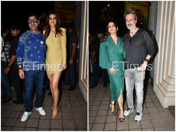 Photos: Salman Khan, Kriti Sanon, Raveena Tandon and other celebs ...