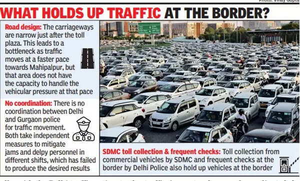 How to end border jam sessions? Gurugram Police to talk on streamline ...