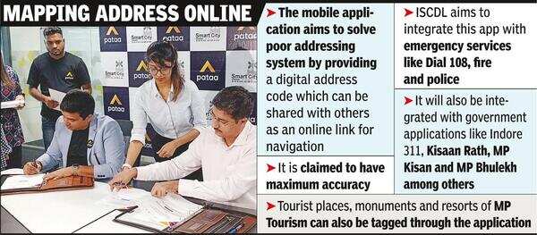 Mou: Indore Set To Be 1st City To Get Digital Address System | Indore ...