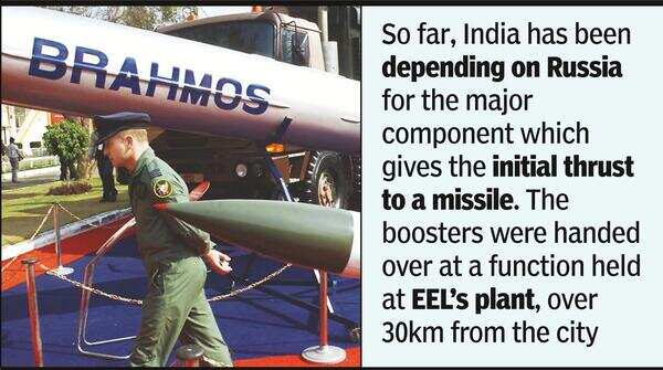 Brahmos: First Made-in-india Boosters For Brahmos Missile Delivered ...