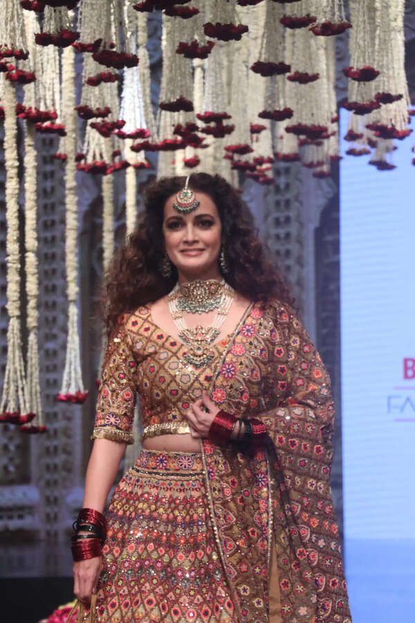 BTFW: Dia Mirza turns muse for Jigya M - Times of India