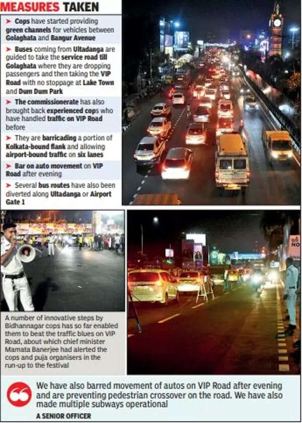 West Bengal: Green channels and service roads beat VIP Road traffic ...