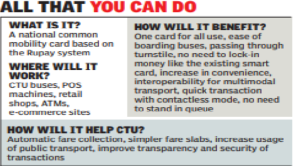Go Cashless: City To Get Common Mobility Card | Chandigarh News - Times ...