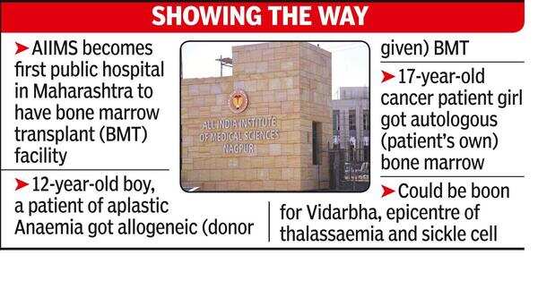 Aiims: Aiims Starts Bone Marrow Transplants | - Times of India