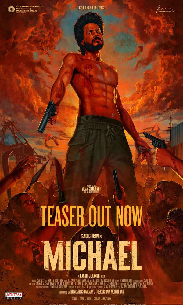 Teaser out for Telugu star Sundeep Kishan's pan-India foray 'Michael' | Telugu Movie News ...