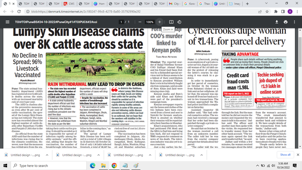 Lumpy Skin Disease: Lumpy Skin Disease: 8,400 cattle dead in ...