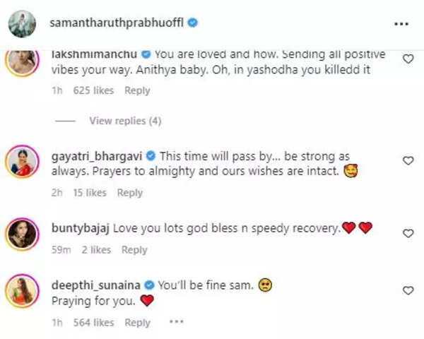 Lakshmi Manchu, Deepthi Sunaina and other TV celebs wish Samantha Ruth ...