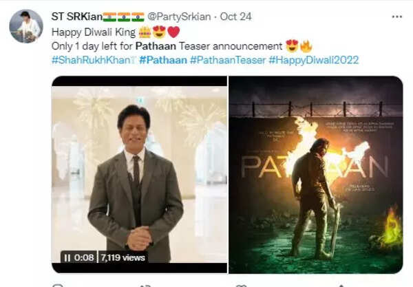 Shah Rukh Khan to unveil 'Pathaan' teaser on his birthday? | Hindi Movie News - Times of India