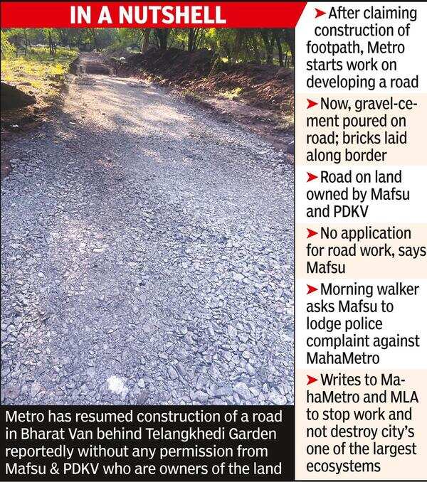 Mafsu: A Proper Road Taking Shape In Bharat Van Sans Approval | - The ...