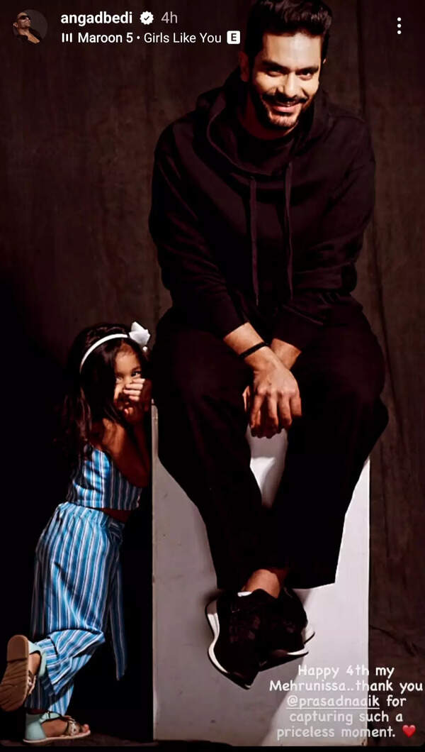 Neha Dhupia dances with daughter Mehr and wishes her a happy birthday ...