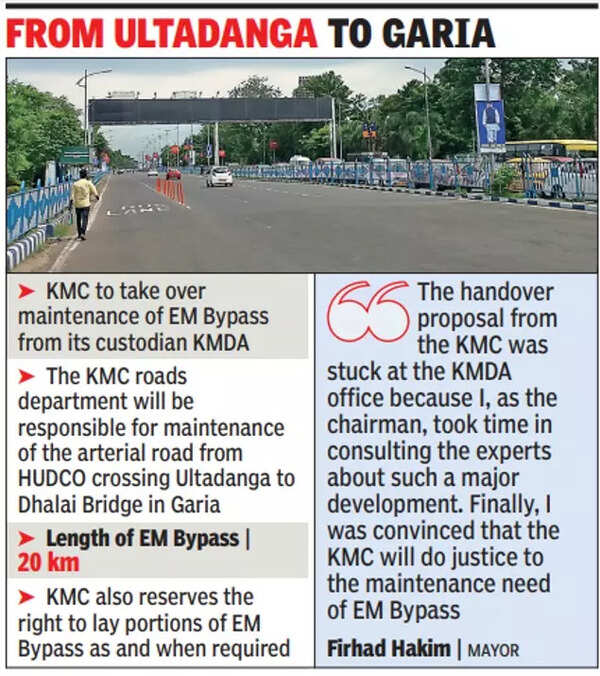 Kolkata Municipal Corporation set to take charge of EM Bypass ...