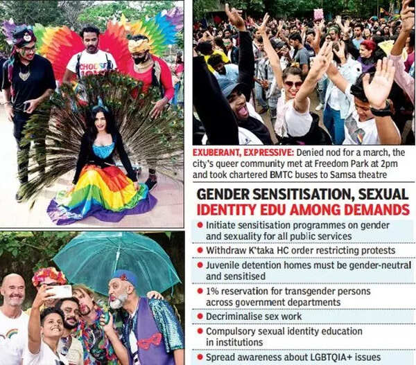 Bengaluru: At Namma Pride, others give a thumbs up to queer community ...