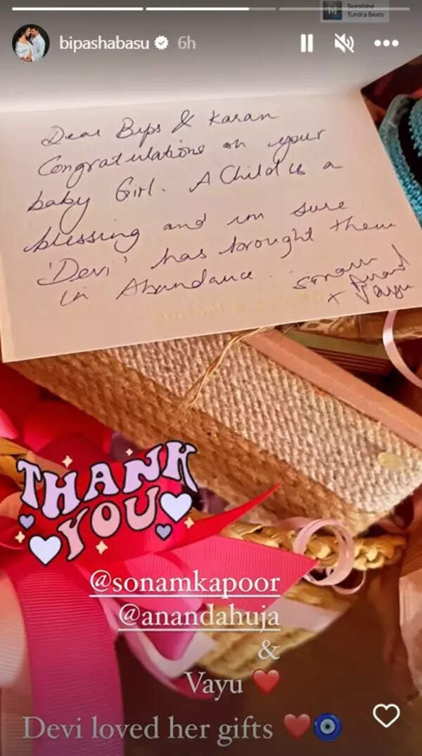 Bipasha Basu receives gifts for her daughter Devi from Sonam Kapoor ...
