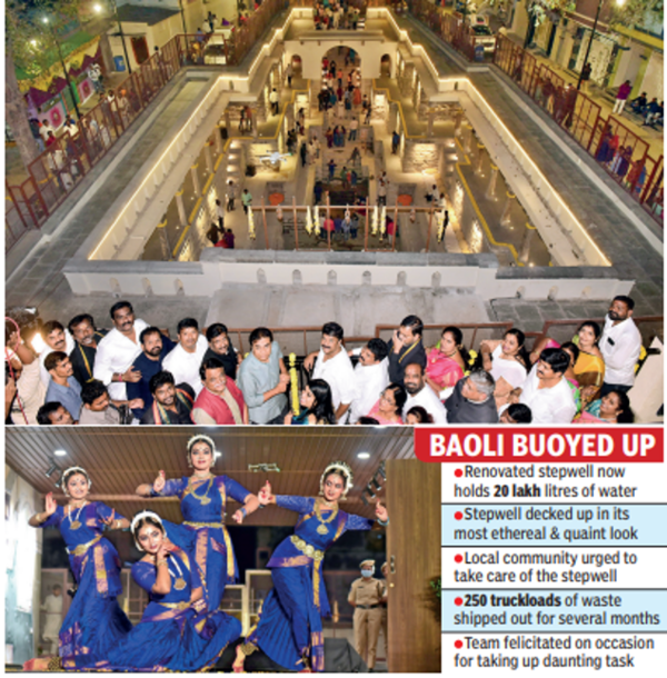 Stepwell, done well: 13-month effort turns dump into marvel in ...
