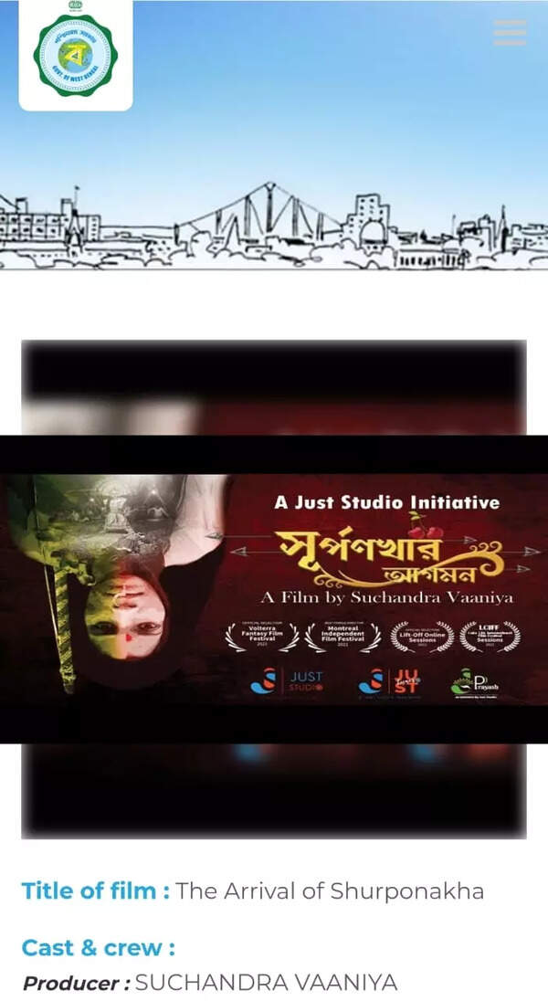 Suchandra Vaaniya: KIFF selection of ‘The Arrival of Shurponakha’ is surreal, it’s a moment of ...