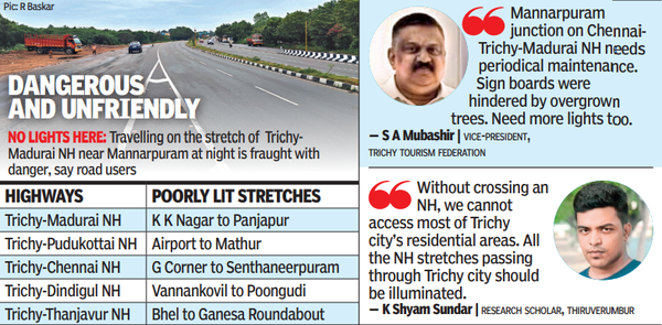 Trichy: Trichy's dark, foggy highways pose high risk to night riders | Trichy News - Times of India