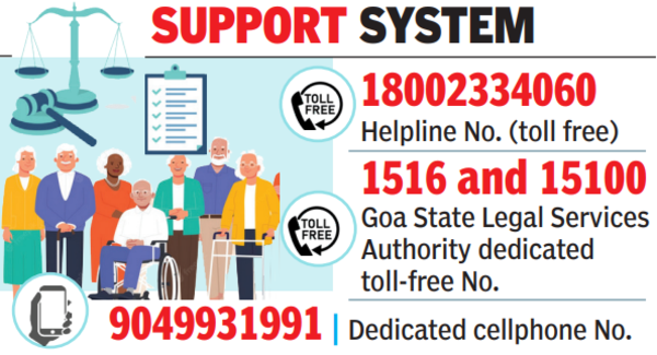 Assistance cell for senior citizens begins operations on Goa HC ...