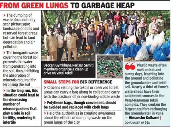 Tekdis: Tekdis Turn Into Dumping Spots Of Waste & Debris, Citizens Fume | Pune News - The Times ...