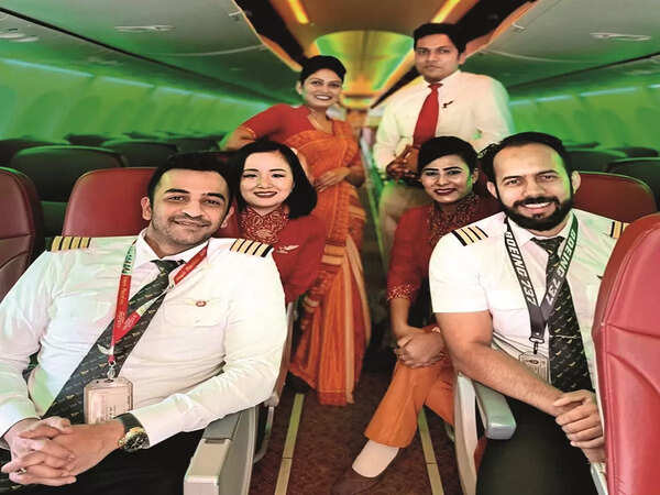 Mid-air grooming rules spark furore among airline crew - Times of India