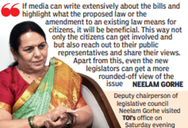 Gorhe: Have told VCs to set up Vishaka committees in all departmens in Nagpur: Neelam Gorhe ...