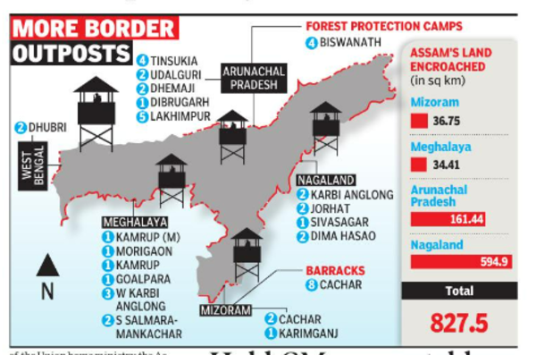 Arunachal Pradesh: ‘over 800 Sq Km Of Assam’s Land Encroached Upon By ...