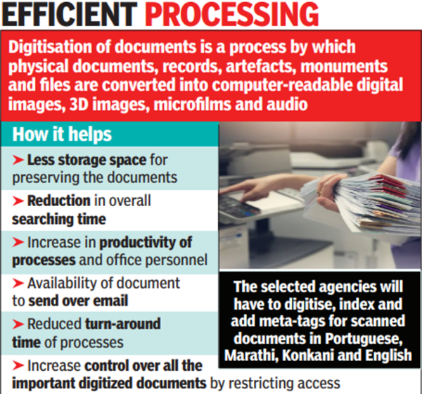 Governments begins digitisation of old and fragile records in Goa | Goa ...