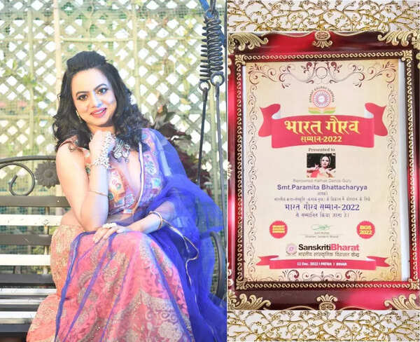 Paramita Bhattacharyya on receiving ‘Bharat Gaurav Samman’: An award is ...