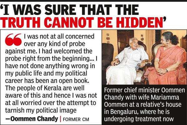 Cbi: Chandy Gets Cbi’s Clean Chit, Cong Seeks Apology From Cm ...