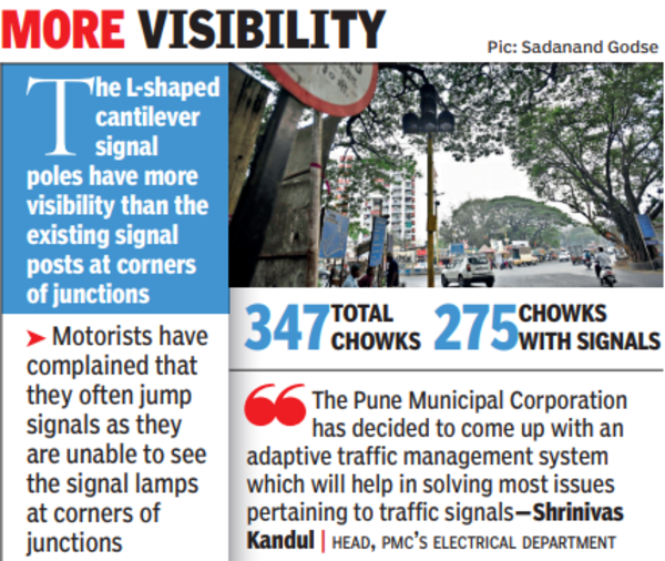Pune Traffic cops for cantilever signal poles at junctions | Pune News ...