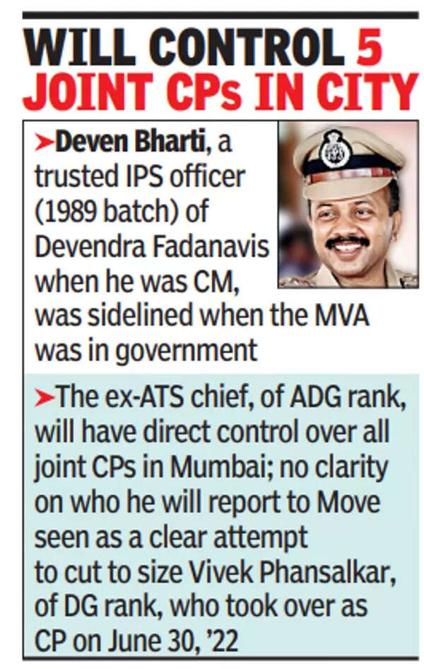 Snub to Mumbai top cop? Deven Bharti now special CP | Mumbai News ...
