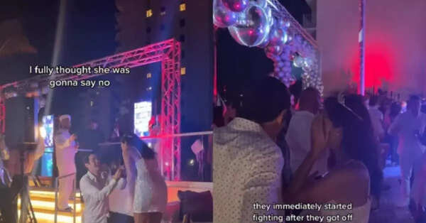 Woman shares video of a very awkward proposal in Hawaii on New Year’s ...