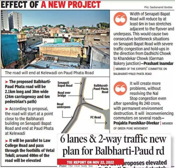 Balbharati: Citizens’ Groups Foresee Traffic Hold-ups On Narrower Sb ...