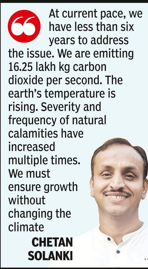 Switch To 100% Solar: Solanki To Engg Students | - Times of India