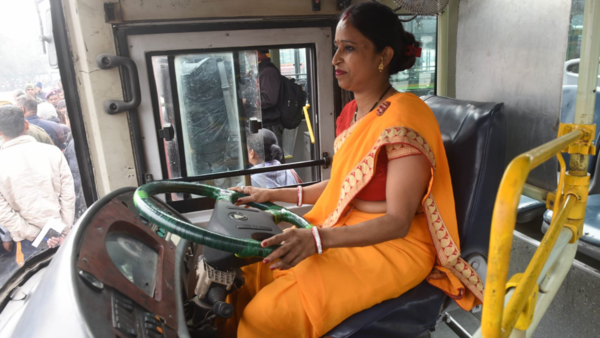 Homemaker to wrestler, women at wheel of Delhi Transport Corporation buses | Delhi News - Times ...