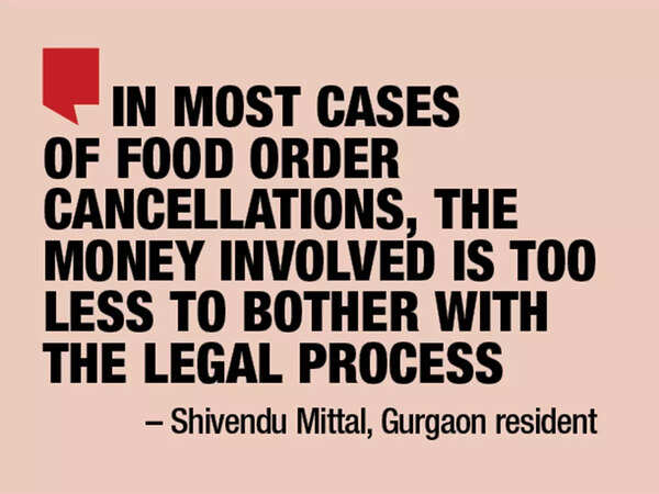 Can you get compensation for non-delivery of food? - Times of India