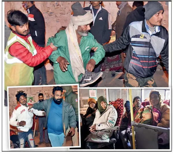 Homeless ‘rescued’, shifted to shelters in Delhi | Delhi News - Times ...