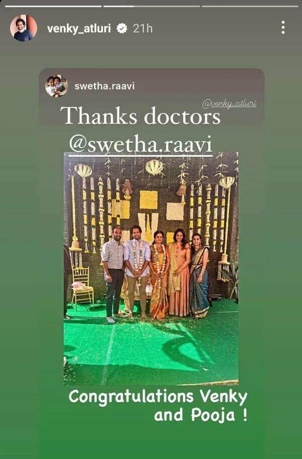 Director Venky Atluri enters wedlock; Nithiin, Keerthy Suresh congratulate newlyweds | Telugu ...