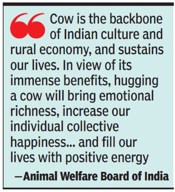 Cow Hug Day: India to celebrate February 14 as Cow Hug Day on Valentine’s Day | India News ...