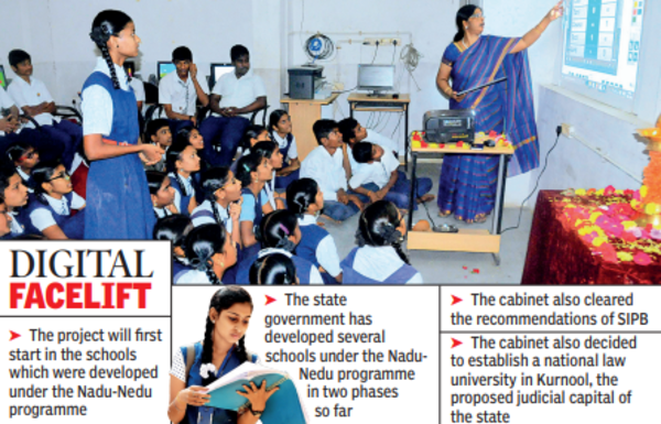 Govt Schools Across State To Have Digital Classrooms | Vijayawada News ...