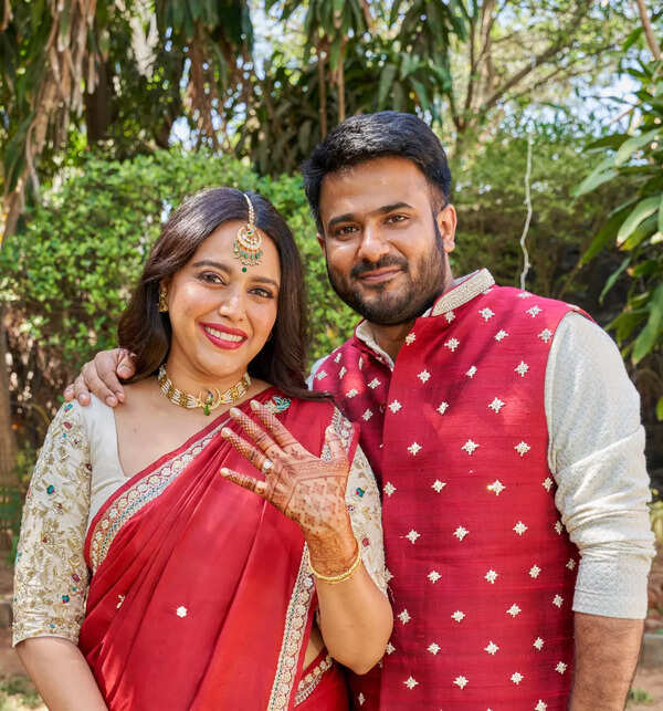 First pictures of Swara Bhasker and Fahad Ahmad as husband and wife are ...