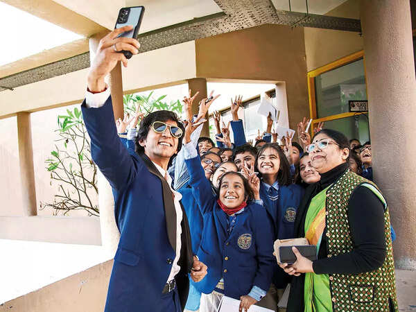 Anshuman Jha: Felt great to come back to Delhi and visit my school ...