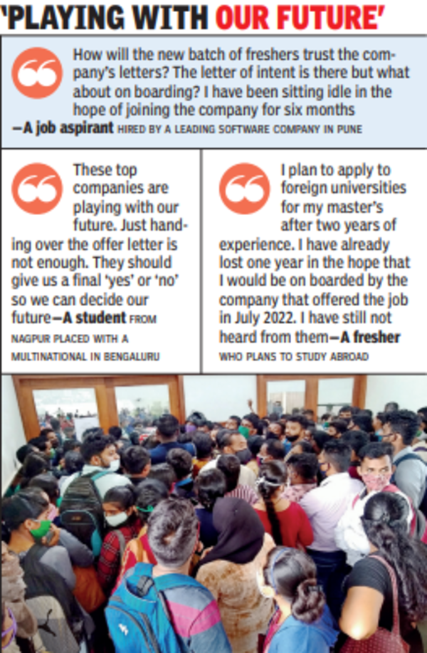 Pune: Long wait in bench despite job offers baffles IT freshers | Pune ...